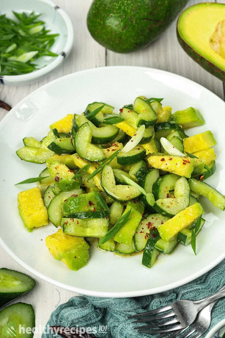 Cucumber Avocado Salad Recipe: A Simple Salad With A Unique Pairing