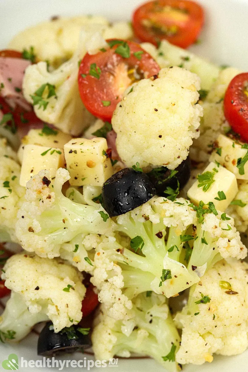 Italian Cauliflower Salad Recipe: Healthy and Light-tasting!