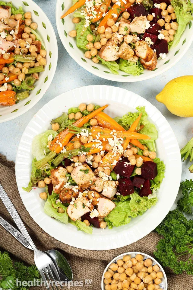 Chickpea Chicken Salad Recipe: A Wonderful and Colorful Dish