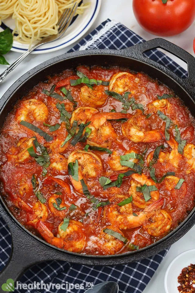 Shrimp With Marinara Sauce