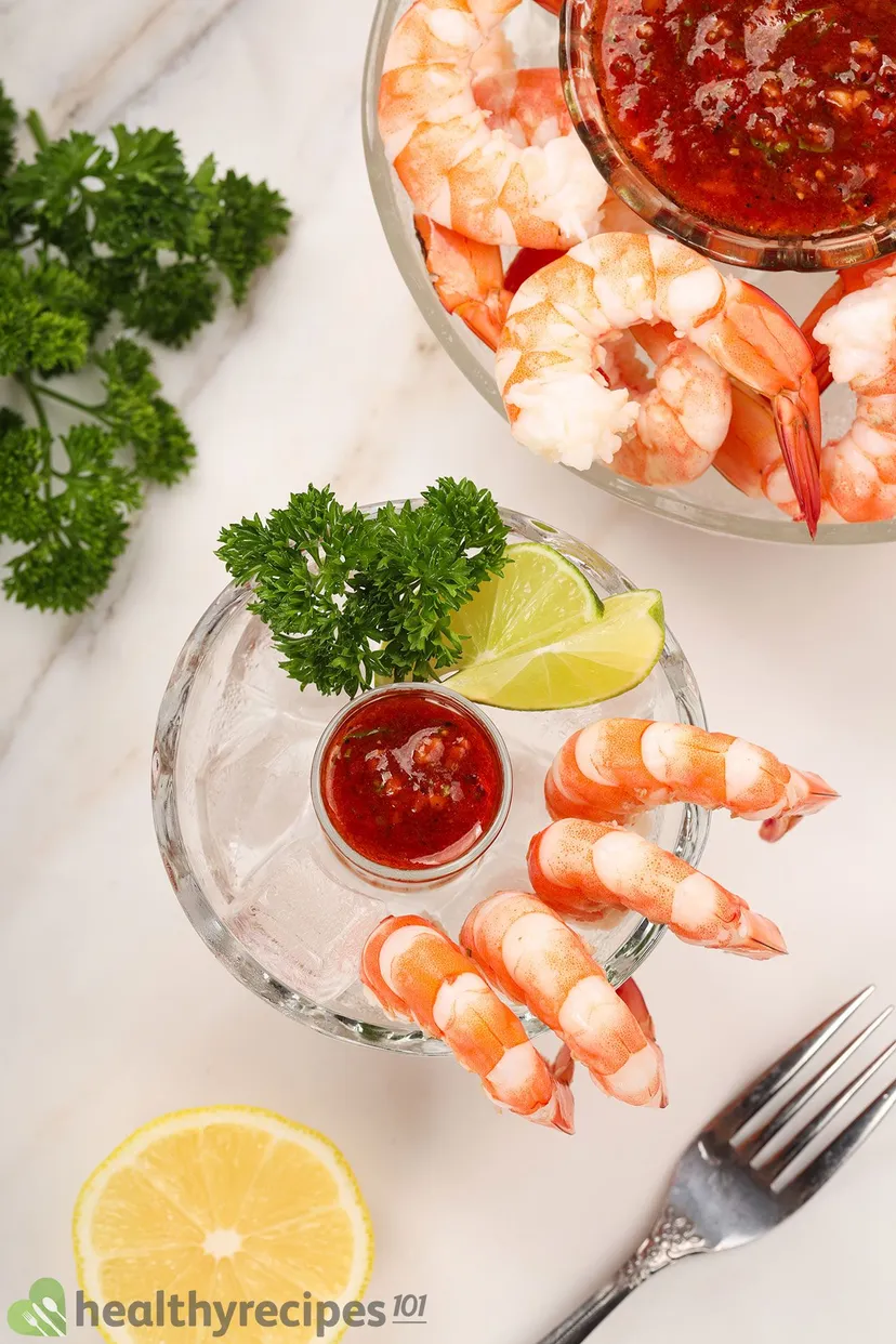 Shrimp Cocktail with Red Sauce Recipe: A Delicious Party Snack Made in ...