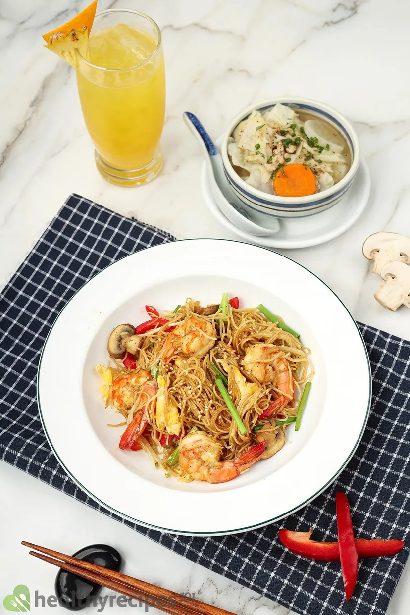 Shrimp Mei Fun Recipe: Colorful and Packed With Nutritious Ingredients